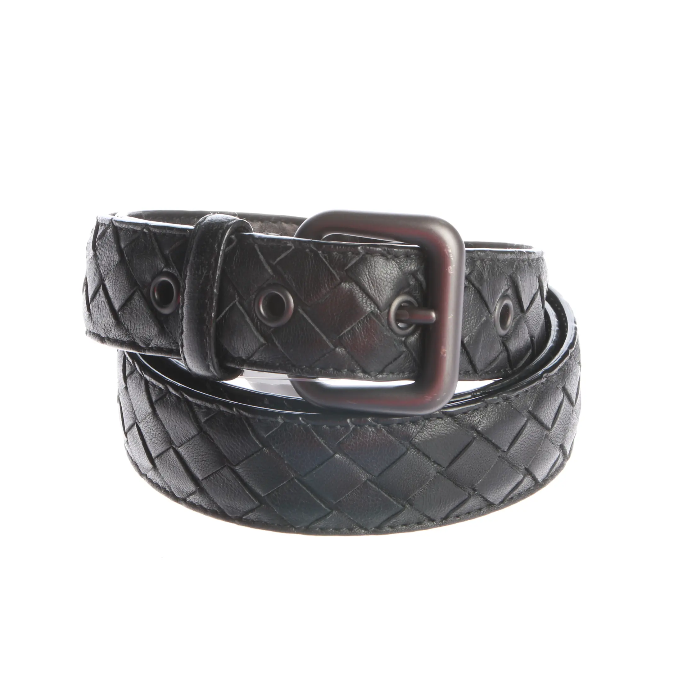 Bottega Veneta Gürtel Größe 85 in Schwarz