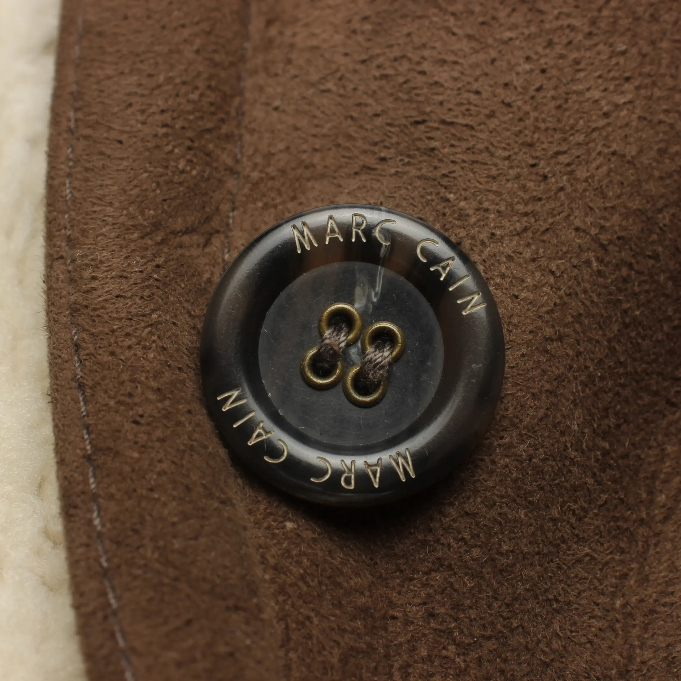 Marc Cain Ledermantel Größe M in Camel