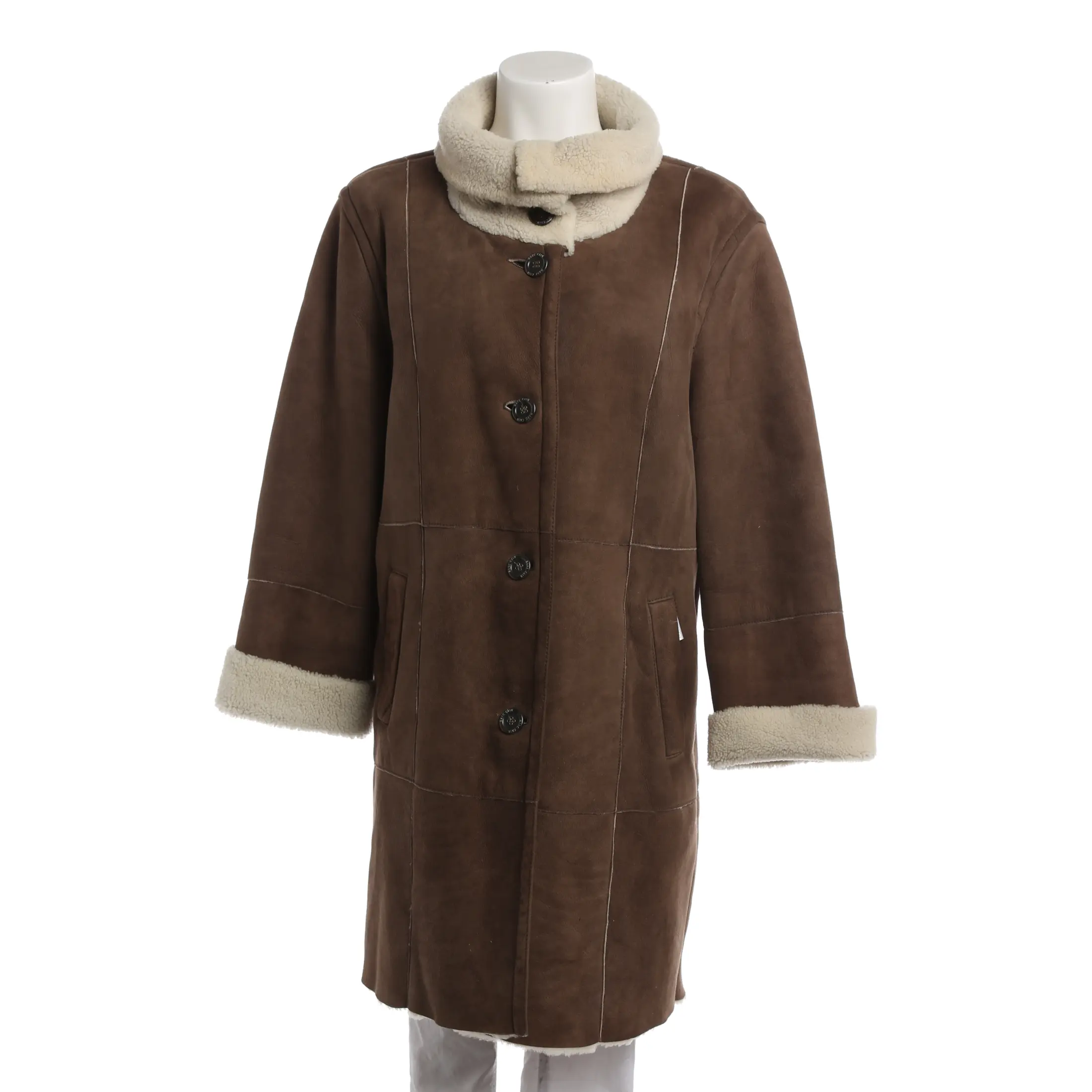 Marc Cain Ledermantel Größe M in Camel