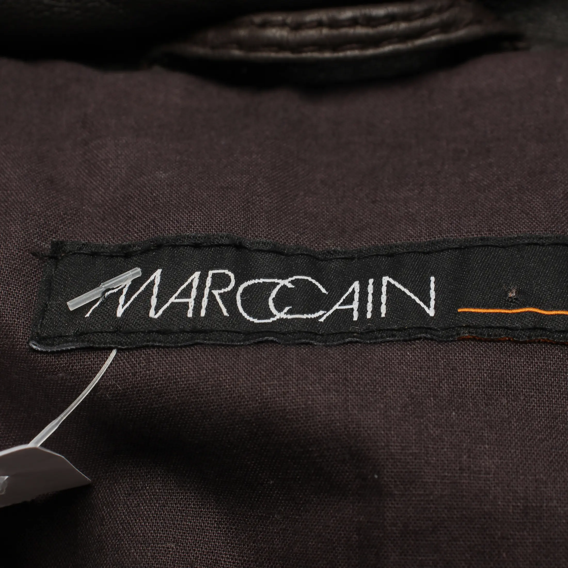 Marc Cain Ledermantel Größe 42 in Dunkelbraun