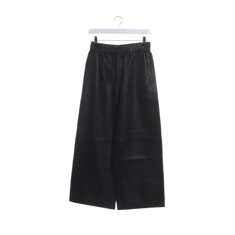 Marc O'Polo Lederhose Größe W24 in Schwarz