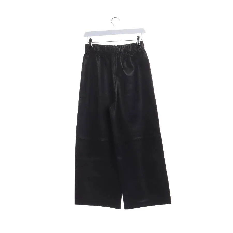 Marc O'Polo Lederhose Größe W24 in Schwarz